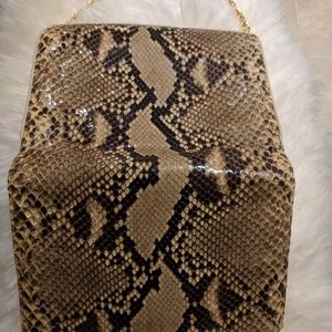 Bags | Authentic Python Clutch | Poshmark